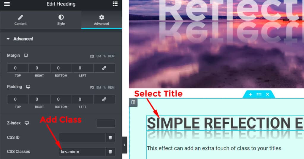How To Reflect Titles, And Improve Your Elementor Skills! - Ele Design Help