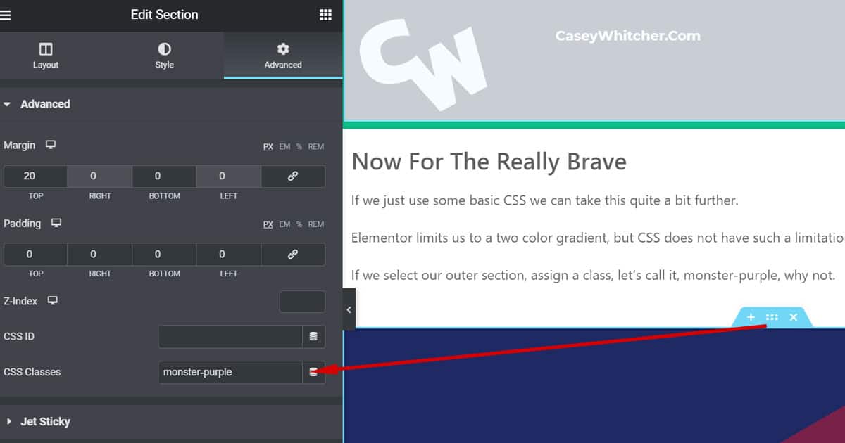 Creating Two Color Backgrounds In Elementor - Ele Design Help