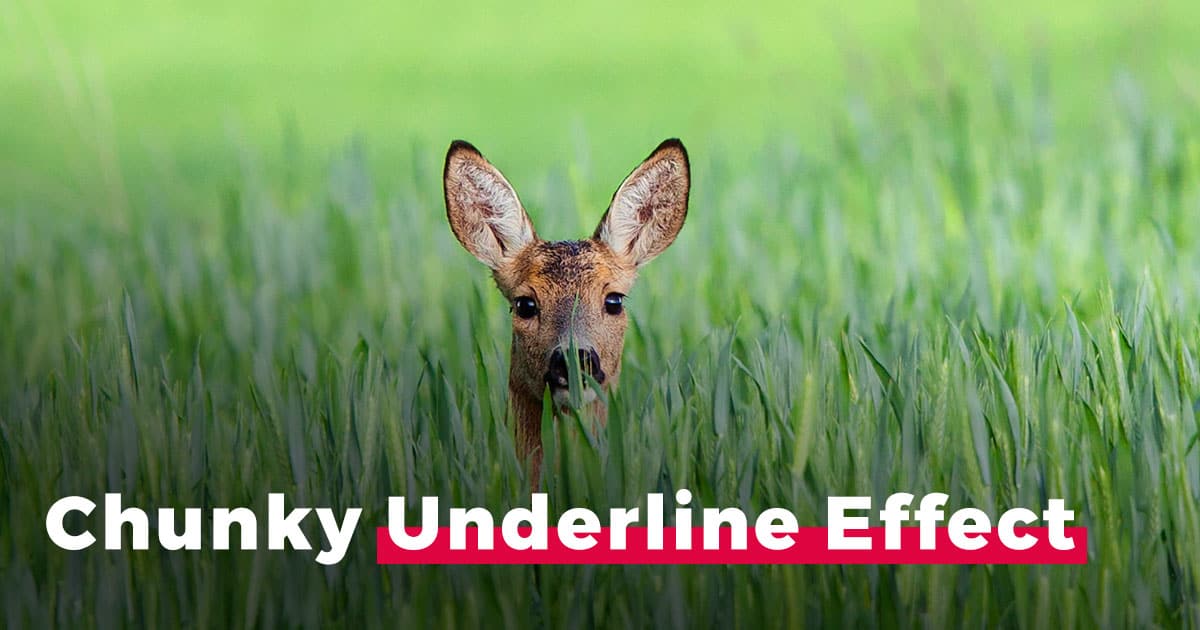 How To Create That Thick Underline Effect? - Ele Design Help